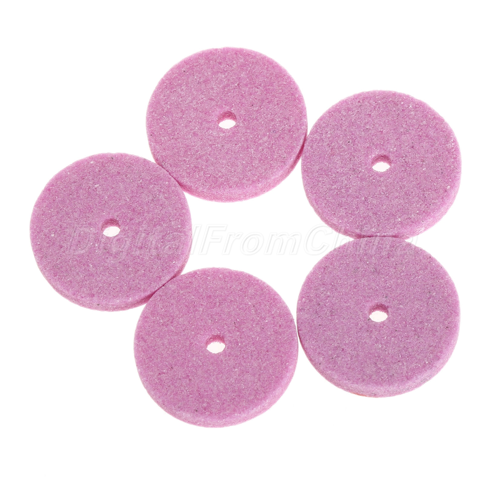 10Pcs 20mm Mini Pink Grinding Wheel Polishing Mounted Stone For Bench ...