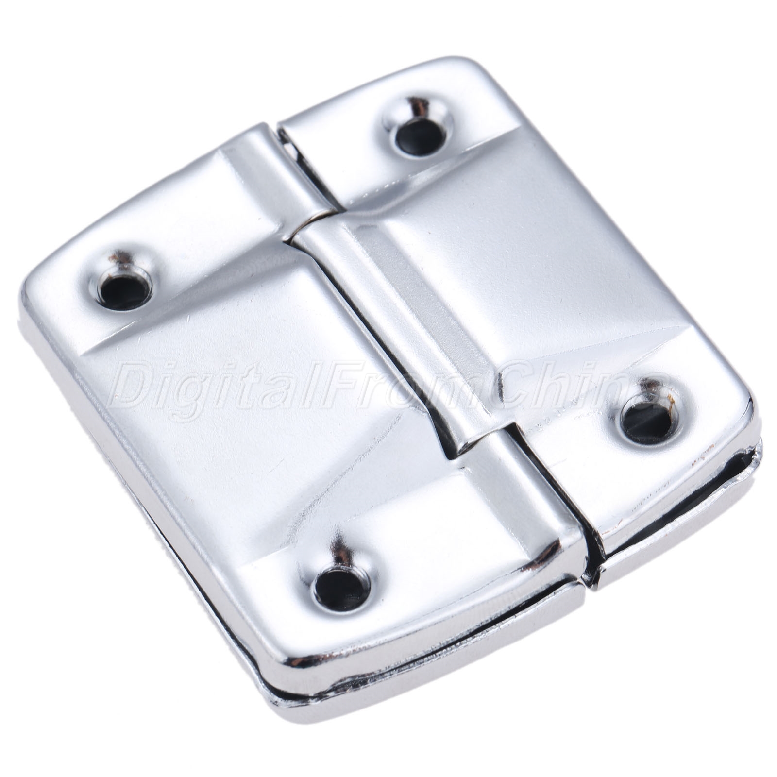 2X Flight Case Suitcase Hinge Metal Silver Tone Cabinet Toolbox Support ...