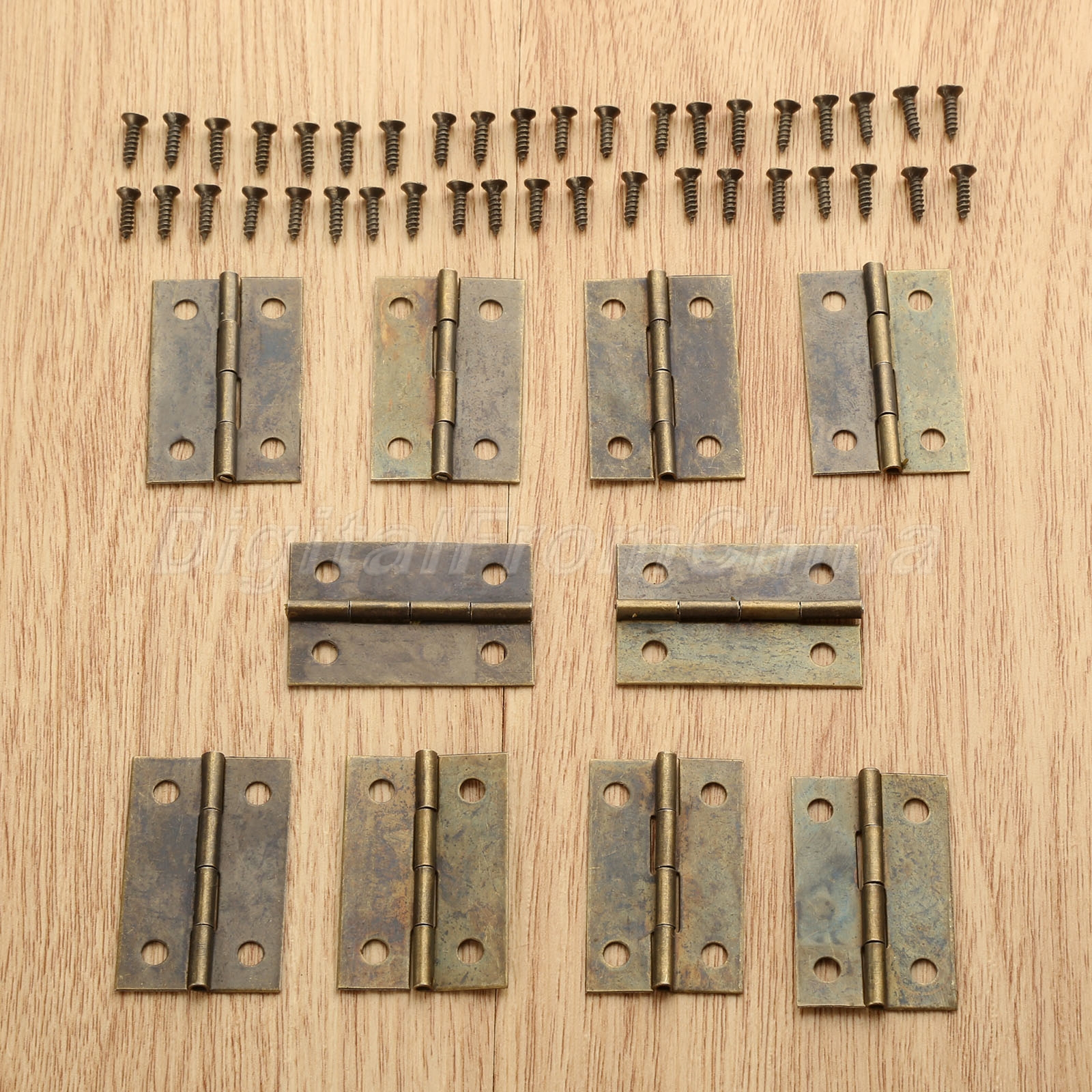 Antique Bronze Furniture Wardrobe Door Hinges Wooden Box Suitcase ...