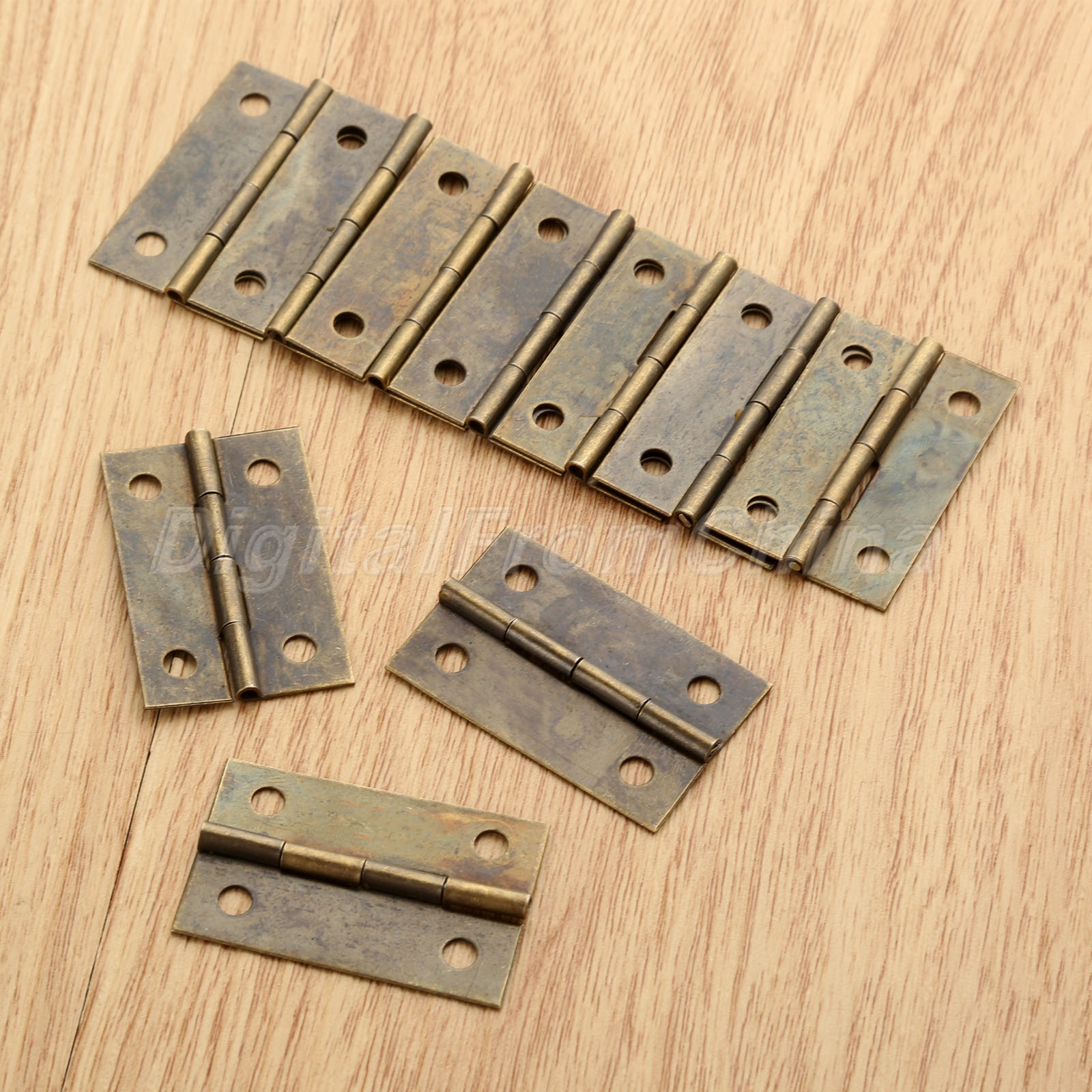 Antique Bronze Furniture Wardrobe Door Hinges Wooden Box Suitcase ...