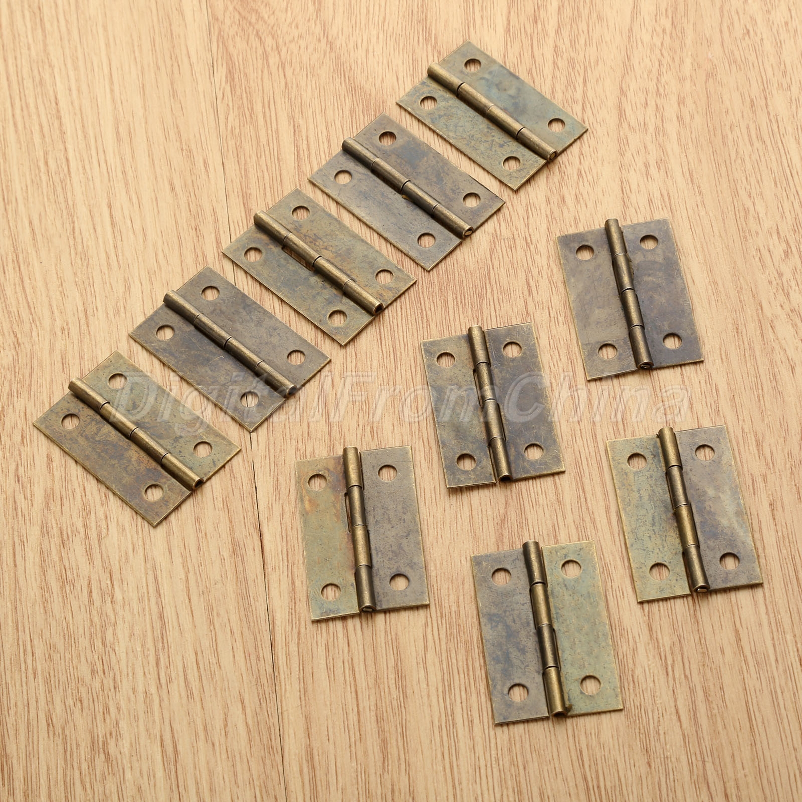 Antique Bronze Furniture Wardrobe Door Hinges Wooden Box Suitcase ...