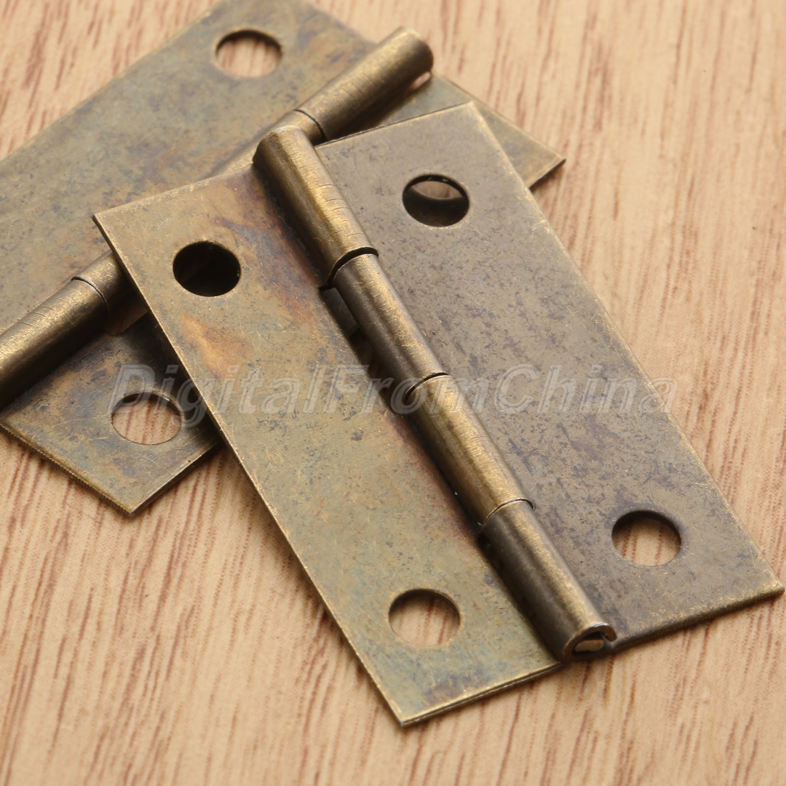 Antique Bronze Furniture Wardrobe Door Hinges Wooden Box Suitcase ...